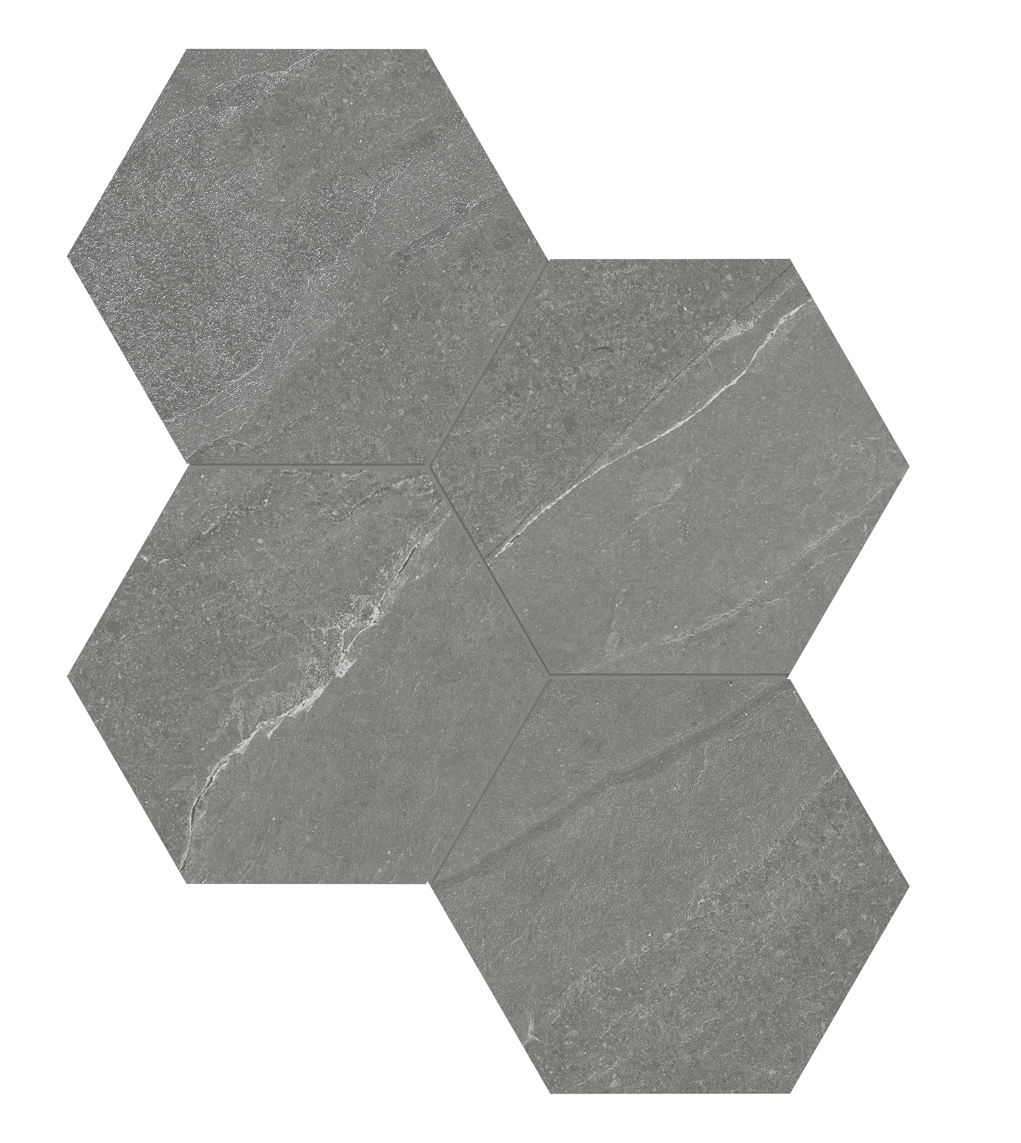 BUY ONLINE: Nord Chromium 6" Hexagon Color Body Porcelain Mosaic | 10 ...