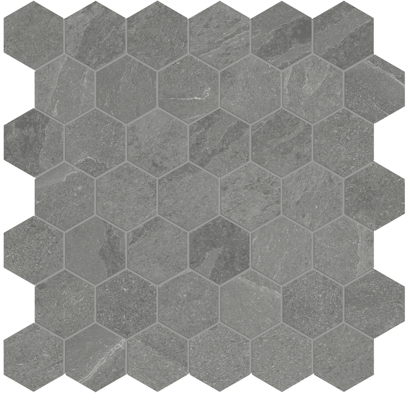 BUY ONLINE: Nord Chromium 2" Hexagon Color Body Porcelain Mosaic | 11¾ ...