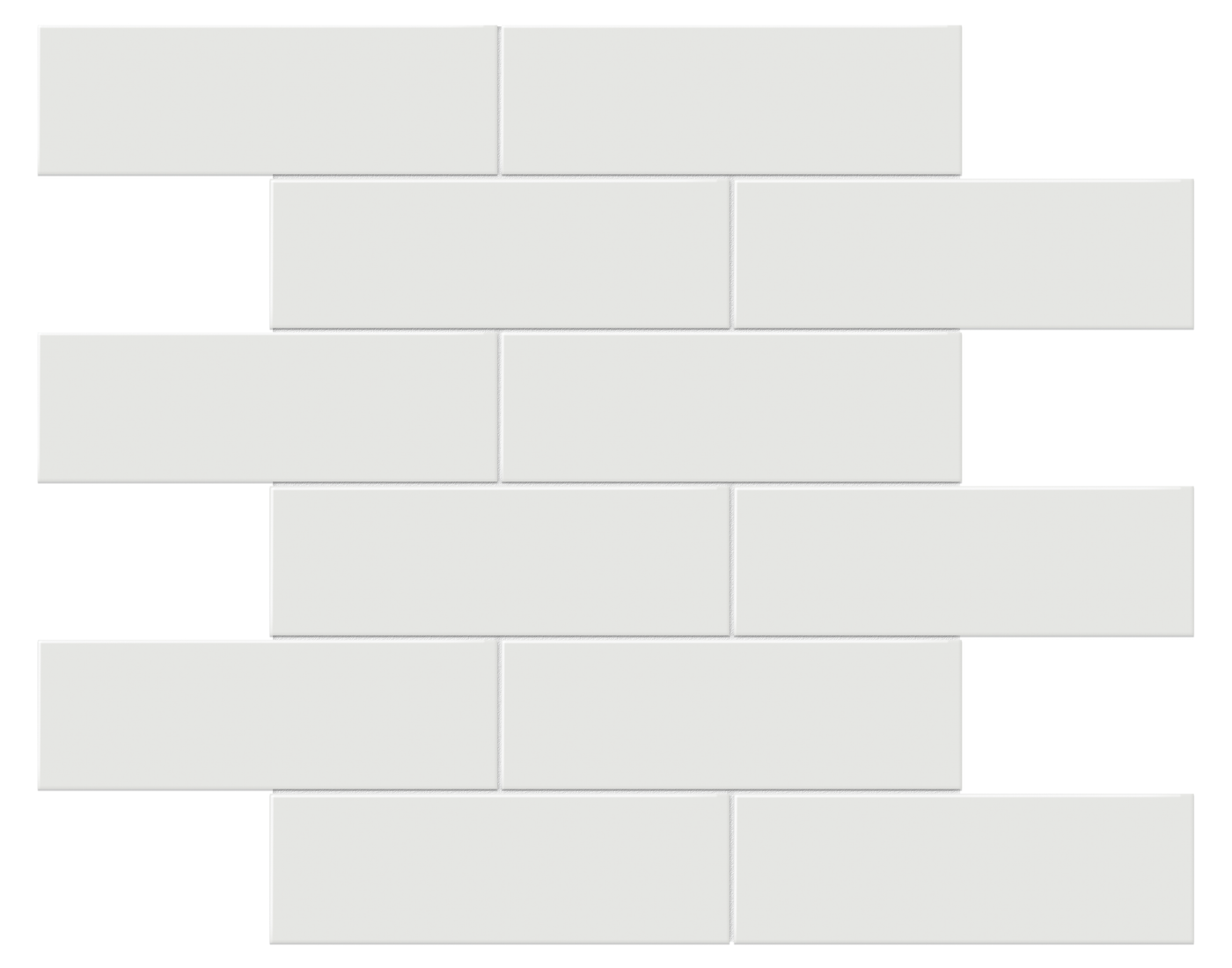 BUY ONLINE: Soho Vintage Grey 2"X6" Brick Offset Glazed Porcelain ...