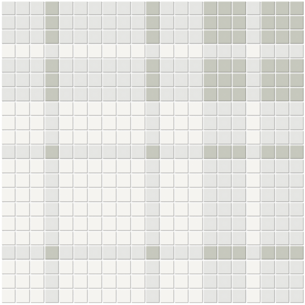 BUY ONLINE: Soho Morning Blend Plaid Glazed Porcelain Mosaic | 13⅜"x13⅜ ...