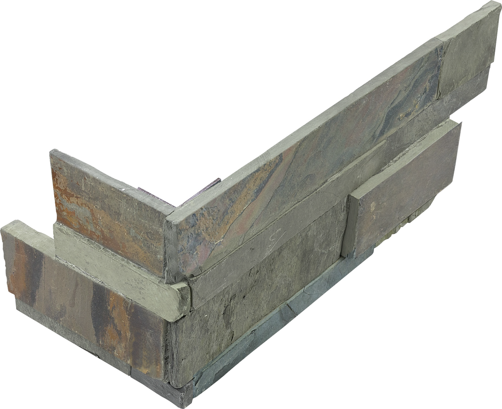 BUY ONLINE: Ledger Stone Indian Coast Quartzite Corner | 5⅞"x17¾"x¾ ...