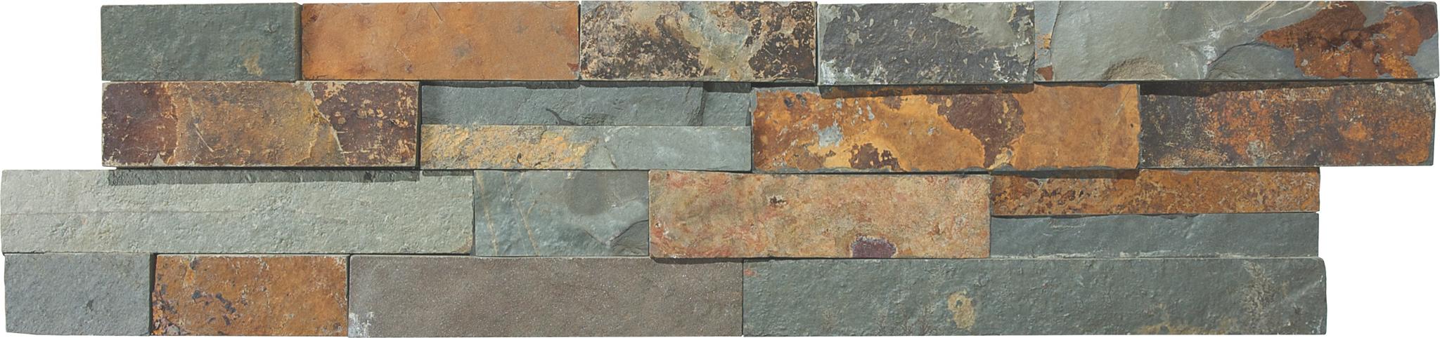 BUY ONLINE: Ledger Stone Sierra Slate Field Tile | 5⅞"x23⅝"x¾" | Split ...