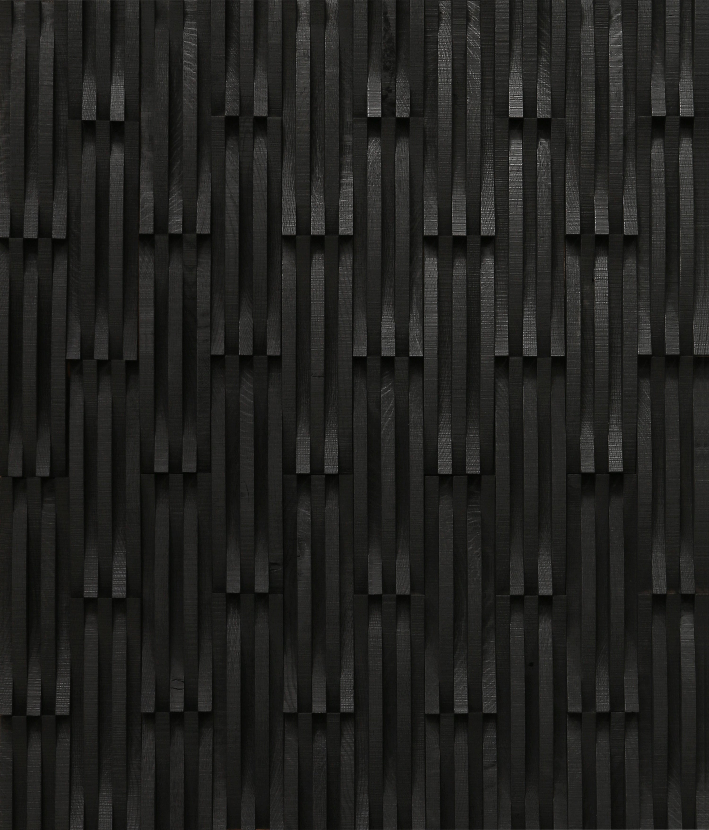 Wood Wall Panels: Inceptiv - Curva - Noir | Oak | 3D dimensional ...