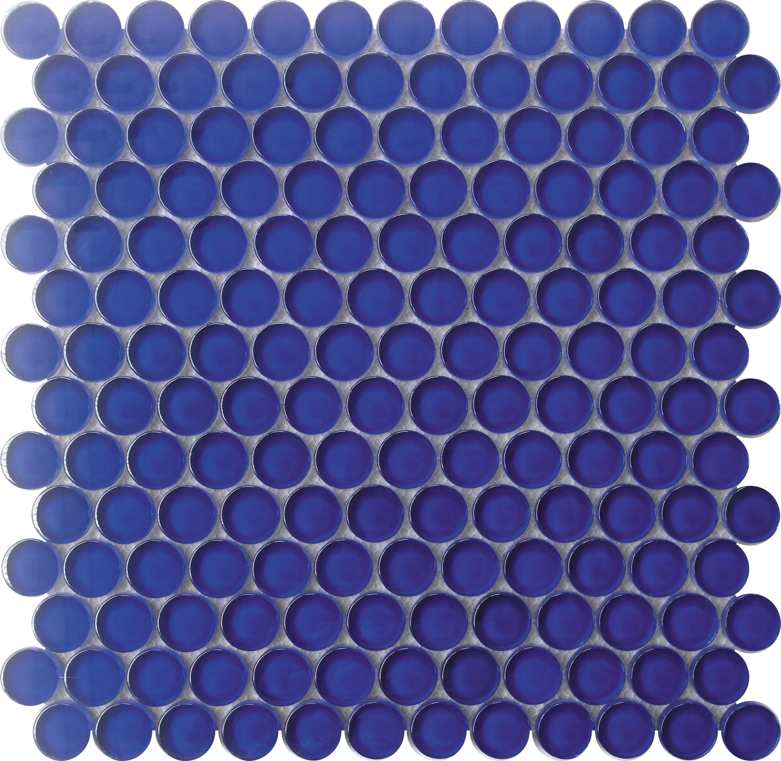 BUY ONLINE: Color Palette Cobalt Blue Penny Round 1X1 Blue Natural ...