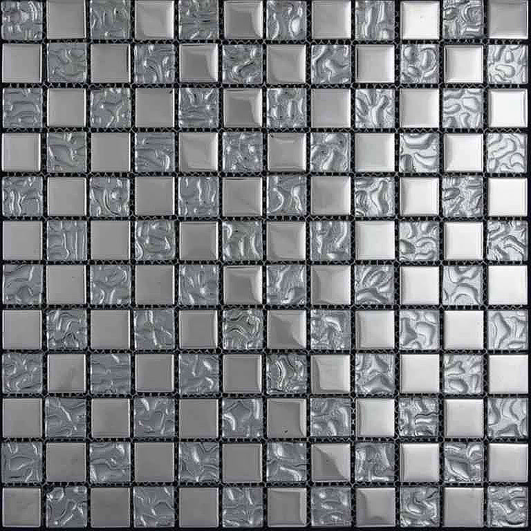 CRYSTAL SPRINGS: Reflections Nickel | Wall&Floor Mosaic | Surface Group ...