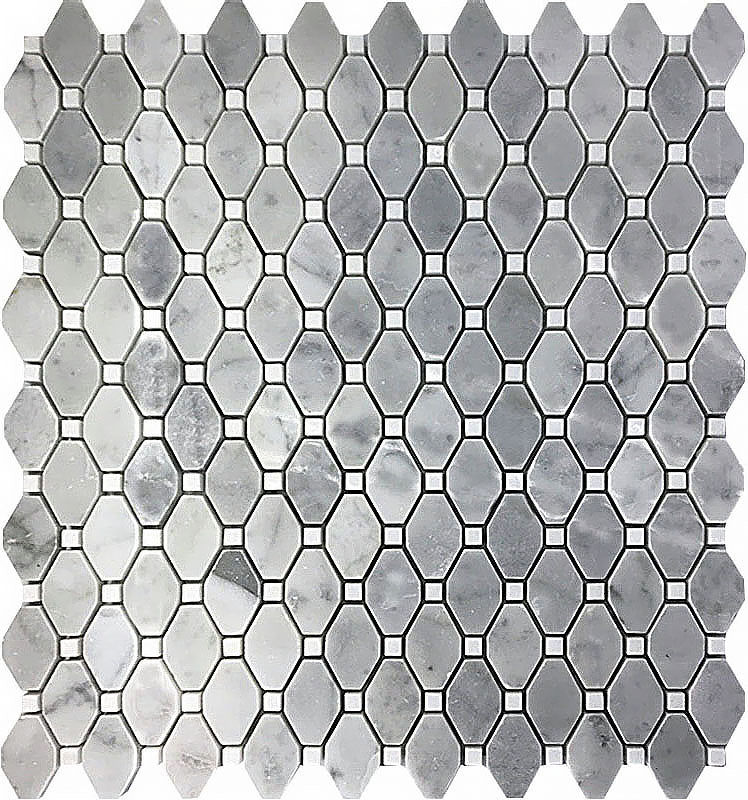 BUY ONLINE: Seattle Ballard Clipped Diamond Gray Natural Stone Mosaic ...