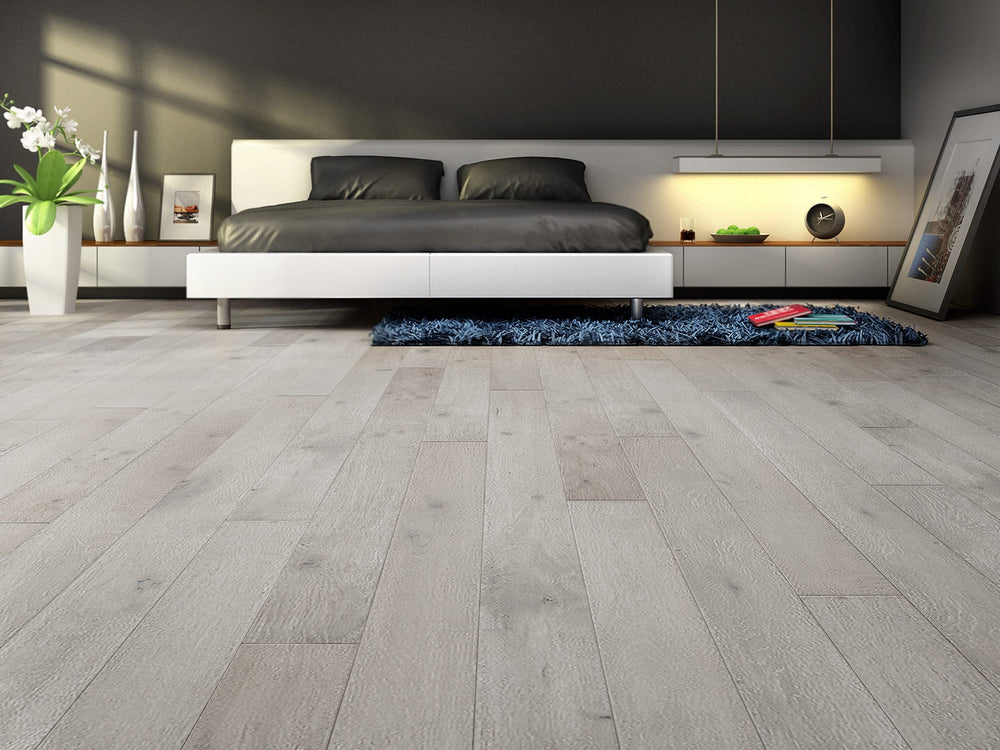 BUY ONLINE: Sea Fog Antique White Oak Engineered Hardwood Flooring | 6"X