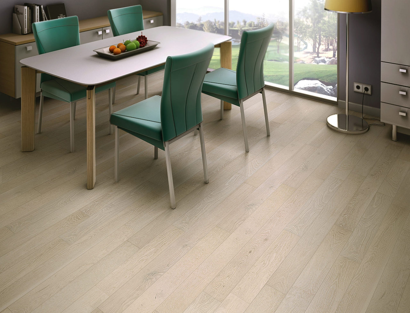 BUY ONLINE: Linen Studio White Oak Engineered Hardwood Flooring | 5"X